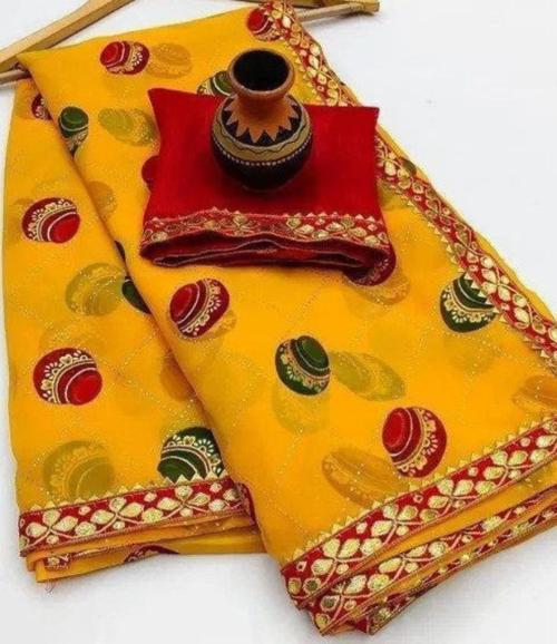 Buy Mansh the stylo..Women Yellow Woven Jacquard Kanjivaram Saree ...