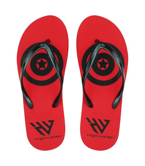 Buy HighWalker Women's Red Flip Flops Online at Best Prices in India ...