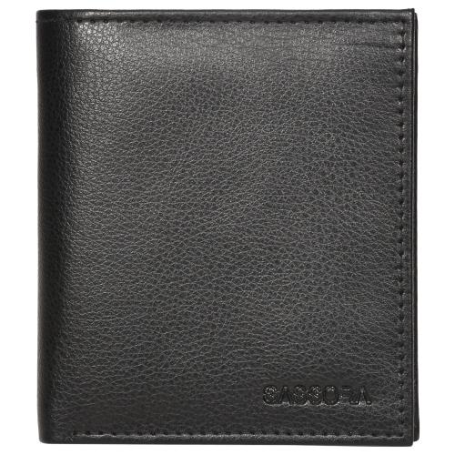 Buy Sassora Genuine Leather Men Black Medium Notecase Online at Best ...