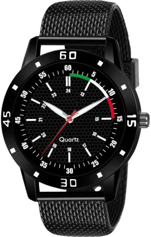 Buy Bolun Analog Black Dial Black Strap Watch For Men Online at Best ...