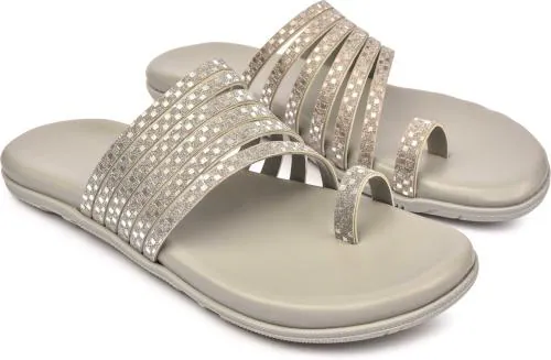 Buy Wo ai ni Trendy Grey Flats For Women Online at Best Prices in India ...