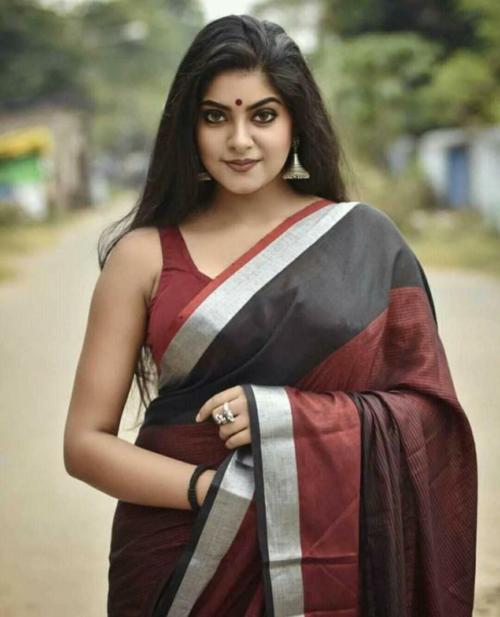 Buy MAA ANJANI ENTERPRISE Women's Linen And Chanderi Saree | Comfort ...