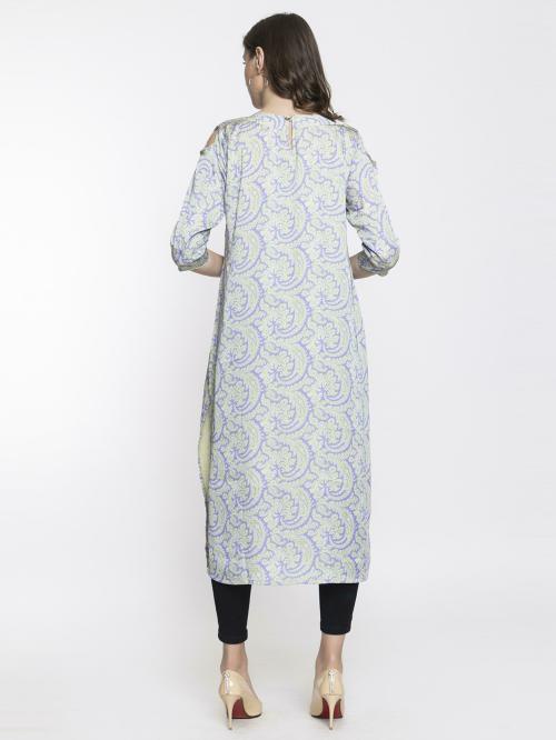 Buy ELTHIA classy Silk Partywear Kurtis For Summer-Grey Online at Best Prices in India - JioMart.