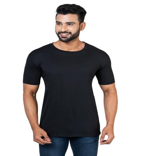 Buy Powermerc Trendy Solid Men Black Tees Online at Best Prices in India - JioMart.