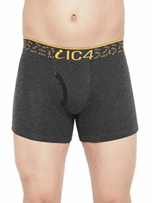 Buy IC4 Men Black Solid Cotton Trunk - XXXL Online at Best Prices in ...