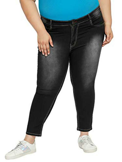 Buy Zush Women Black Solid Denim Jeans (38) Online at Best Prices in India - JioMart.