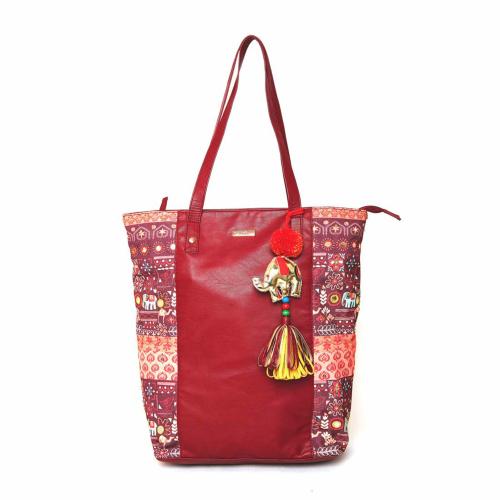 Buy Chumbak Women Maroon Tote Bag Online at Best Prices in India - JioMart.