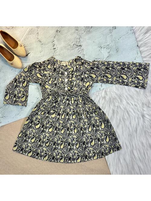 Buy Bella Moda Girls Fit And Flair Casual Wear Dress Online at Best ...