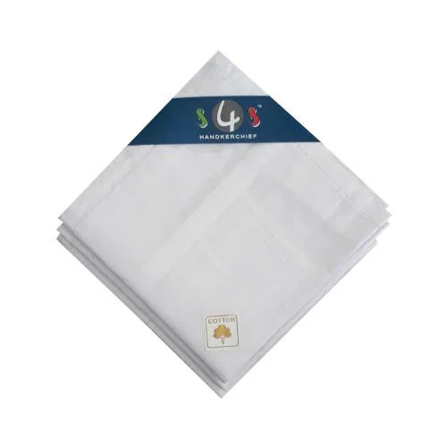 Buy S4S 100% Cotton Pack of 3 Premium Handkerchiefs Hanky For Men ...