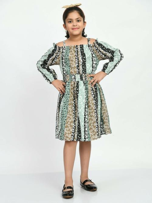 Buy Bella Moda Girls Casual printed Dress 100% Cotton Online at Best Prices in India - JioMart.