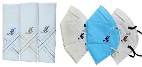 Buy Antonia Handkerchief With Face Mask (Pack Of 6) Online at Best ...