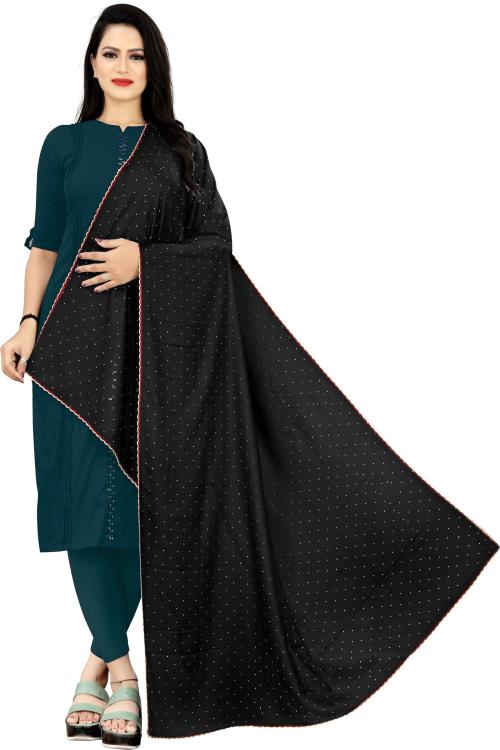Buy Ebadat Rayon Solid, Embellished Women Dupatta Online at Best Prices ...