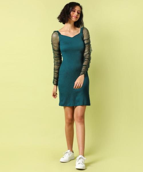 Buy Campus Sutra Women Solid Stylish Casual Mini Dresses Online at Best Prices in India - JioMart.