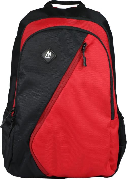 Buy Mike Bags Red Polyester Venus Laptop Backpack With Laptop Sleeve ...