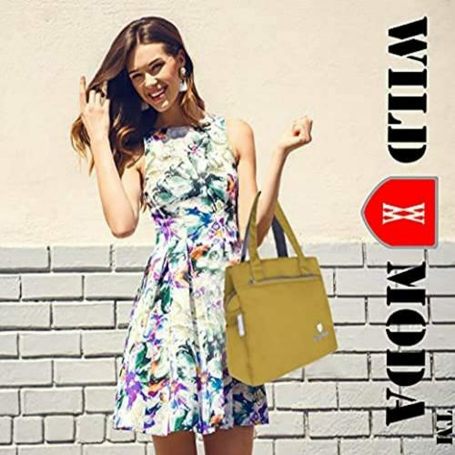 Buy WILD MODA Women's Shoulder and Tote Bag (Beige) Online at Best ...