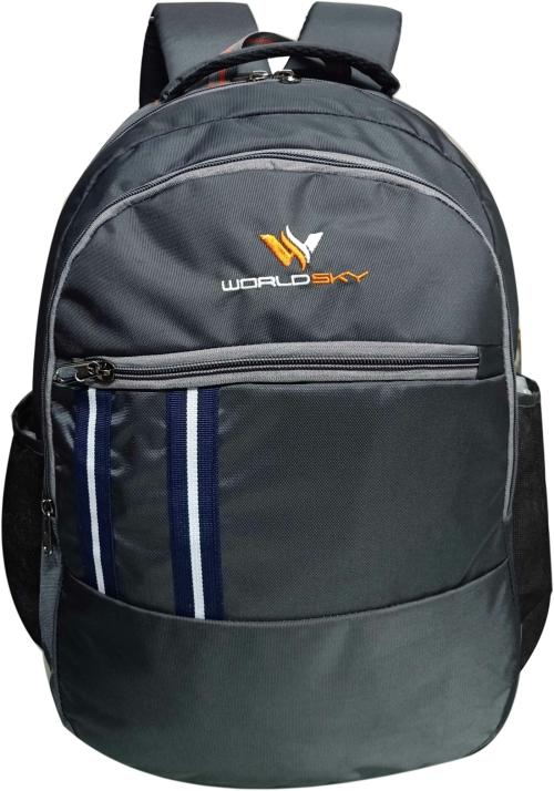 Buy WORLDSKY Men's BagPacks 25 L Backpack (Grey) Online at Best Prices ...