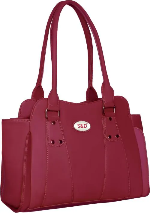 Buy Semiize Women Maroon PU Shoulder Bag Online at Best Prices in India ...