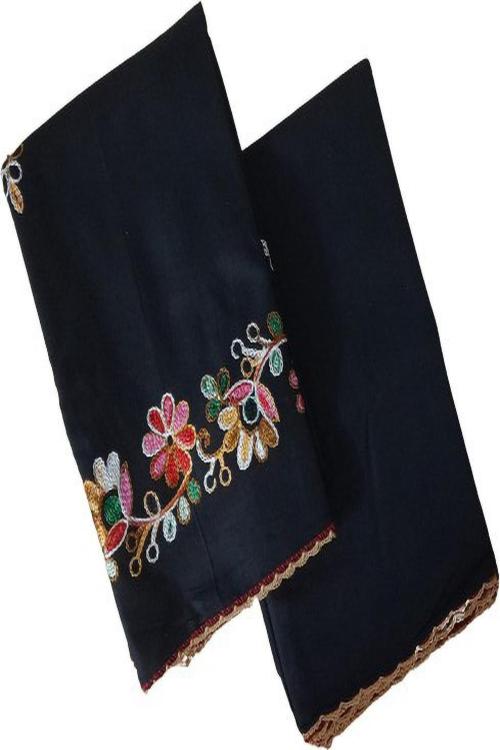 Buy Ebadat Rayon Embroidered, Solid, Self Design Women Dupatta Online ...