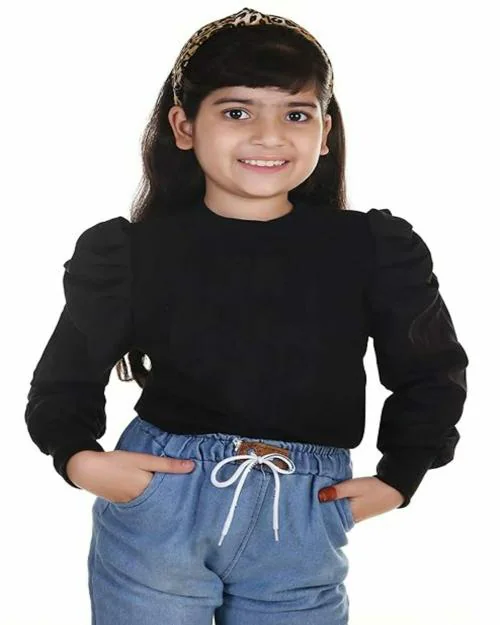 Buy KHATIJA GARMENTS Stylish & Fancy Full Sleeves Tops for Girls Puff ...