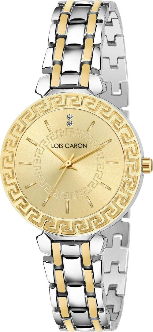 Buy LOIS CARON LCS-8605 PREMIUM ORIGINAL GOLD PLATED TWO TONE WATCH FOR ...