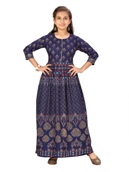 Buy Aarika Girls Blue Colour Middi Online at Best Prices in India ...