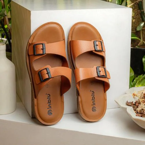 Buy INBLU WE CARE FOR YOUR FEET Men Slippers | Lightweight | Anti-skid ...