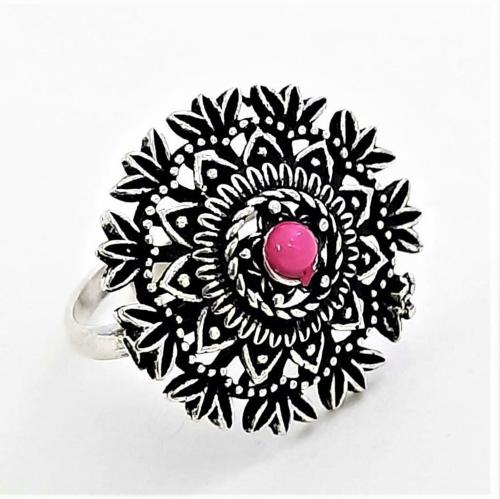 Buy Yash Jewels Emporium Silver-Plated Brass Adjustable Classic Ring ...