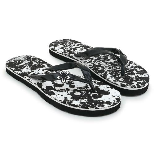 Buy Bizwiz Black Rubber Slippers for Women & Girls Online at Best ...