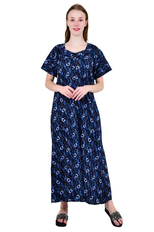 Buy SDGP Women's Cotton Printed Nighty / Night Wear/ Super Soft Sleepwear Nighty/Maxi/Nightgown ...