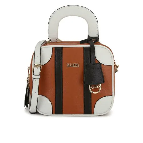 Buy KLEIO Tan Polyurethane (PU) Handbag For Women (HO9053KL) Online at ...