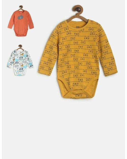Buy MINI KLUB New Born And Baby Boys MultiBody Suit Online at Best ...