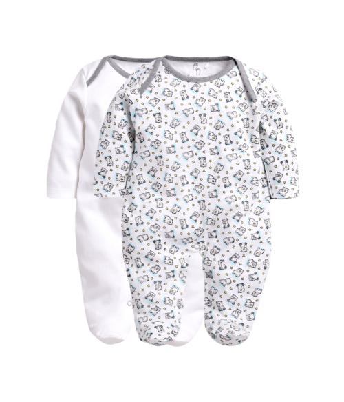 Buy Baby Go Designer Full Sleeve Romper For Baby Girls(6-9M,WHITE ...