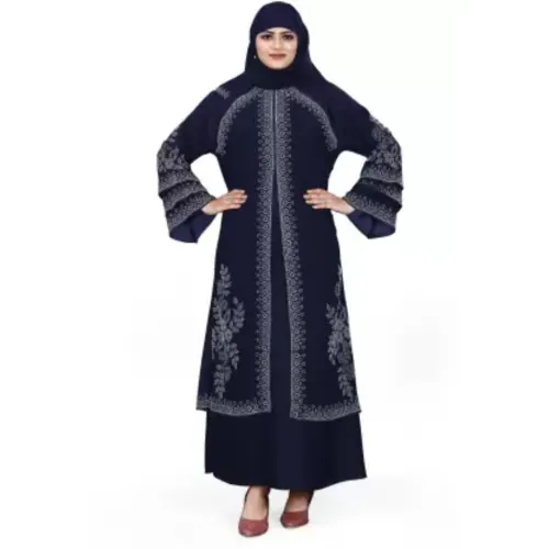 Buy BHUMIFAB BEAUTIFULL BURQA FOR GIRLS AND WOMAN WITH STONEWORK Nida ...