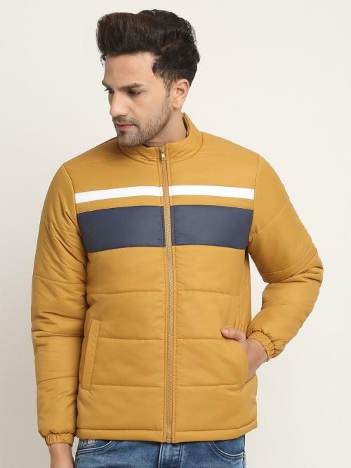 Buy Fire Storm Men Yellow Colorblock Polyester Casual Jacket Online at ...