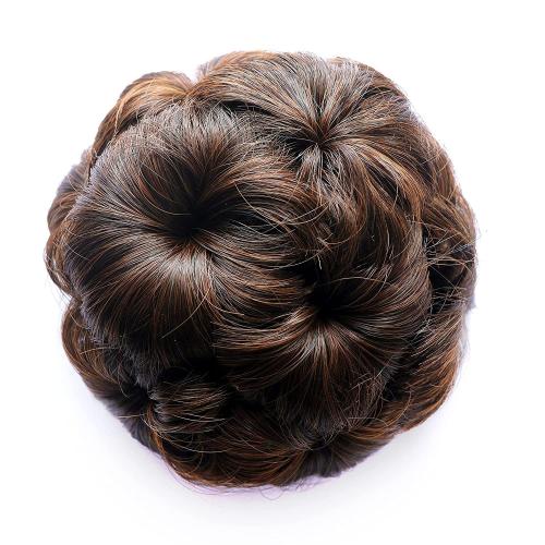 Buy Navmav Gold Synthetic Artificial Bun Hair Extension (Women) Online ...