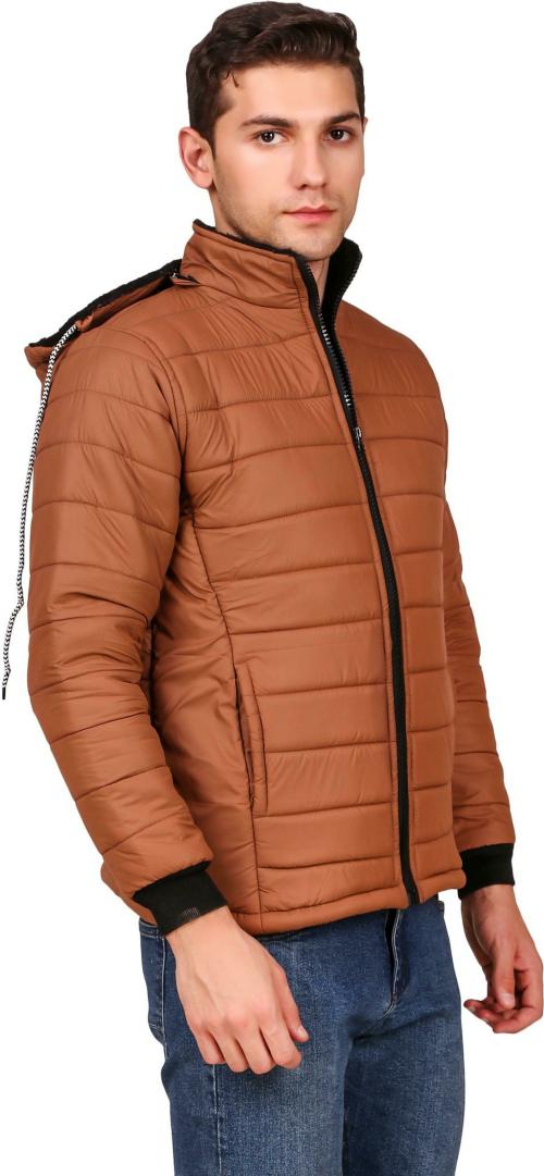 Buy Christy World Men Brown Quilted Jacket Online at Best Prices in ...