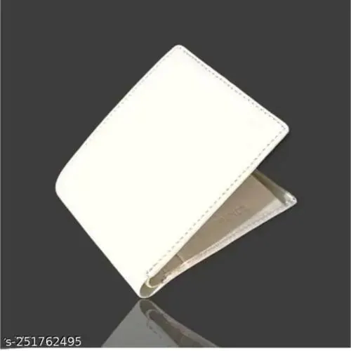 Buy IX IXORA Classic Artificial Leather White Wallets for Men Online at ...
