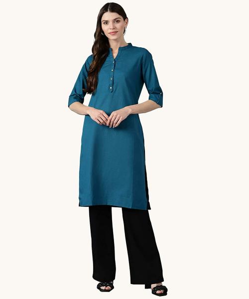 Buy Bani Women Blue Kurta Set Online at Best Prices in India - JioMart.