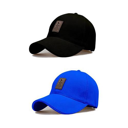 Buy ALAMOS Unisex Black and Light Blue Ediko Cotton (Pack of 2) Online ...