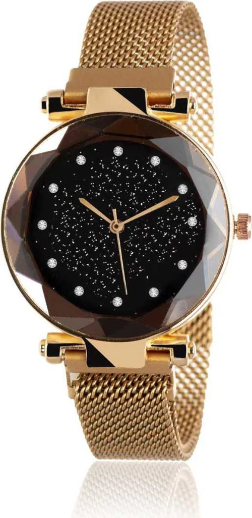 Buy DHYANA Analog Gold Dial Gold Strap Watch For Girls Online at Best ...