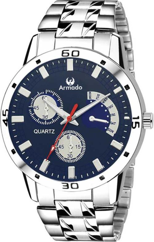 Buy CSAMON Analog Blue Dial and Silver Strap Watch for Boys Online at ...