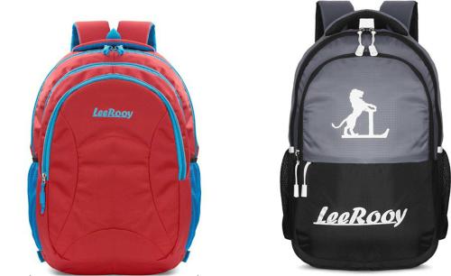 Buy Leerooy Red Canvas Backpack, 30 L Online at Best Prices in India ...