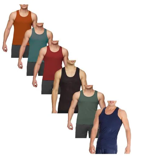 Buy VEE SAA MENS INNER CLOUR VEST(PACK OF 6)_XL Online at Best Prices ...