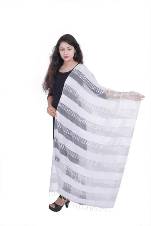 Buy Urban Desi - Fashion Forward Art Silk Self Design Women Dupatta ...