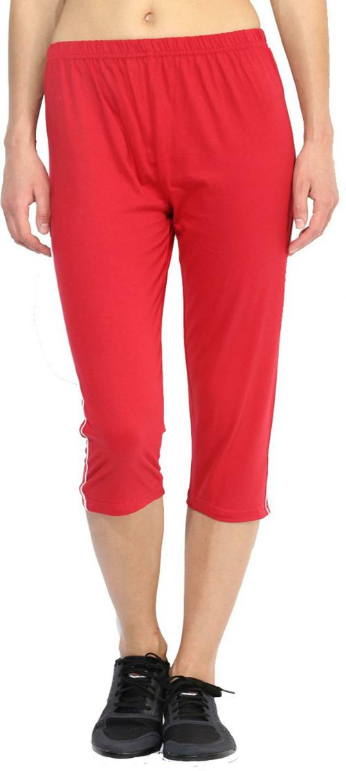 Buy Espresso Women Red Capris Pack of 1 (S) Online at Best Prices in ...