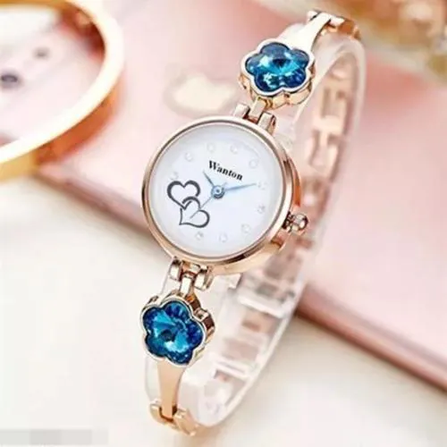 Buy Watchverse White Color dial with Diamond Look for Girl Watch Watch ...