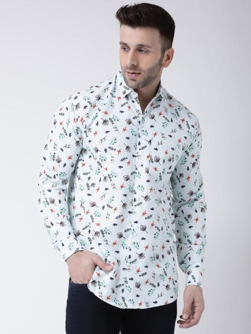 Buy KLOSET BY RIAG MEN CASUAL FULL SLEEVES PRINTED SHIRT Online at Best Prices in India - JioMart.