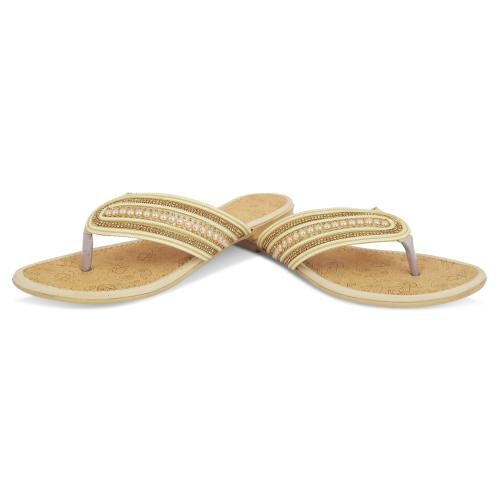 Buy Butchi women Cream stylish slipper Online at Best Prices in India ...