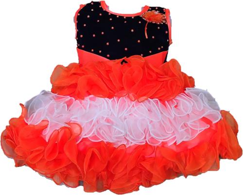 Buy Maruf Girls Red Cotton Blend Fit and Flare Dress - 9 to 12 M Online at Best Prices in India ...