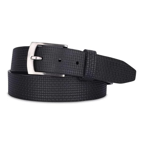 Buy THE CLOWNFISH Black Genuine Leather Belts - 32 inch Online at Best ...